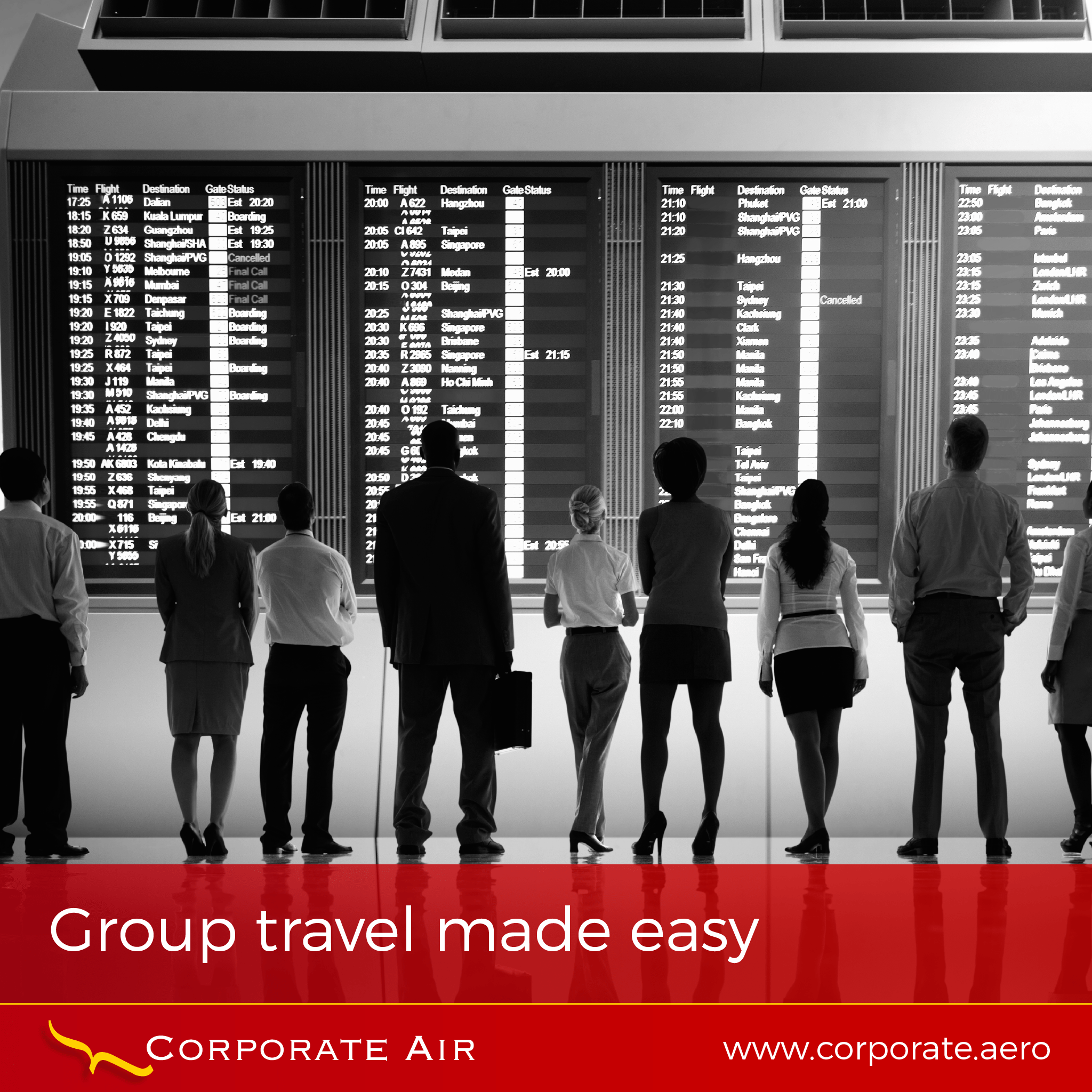 Group Travel Made Easy - Corporate Air